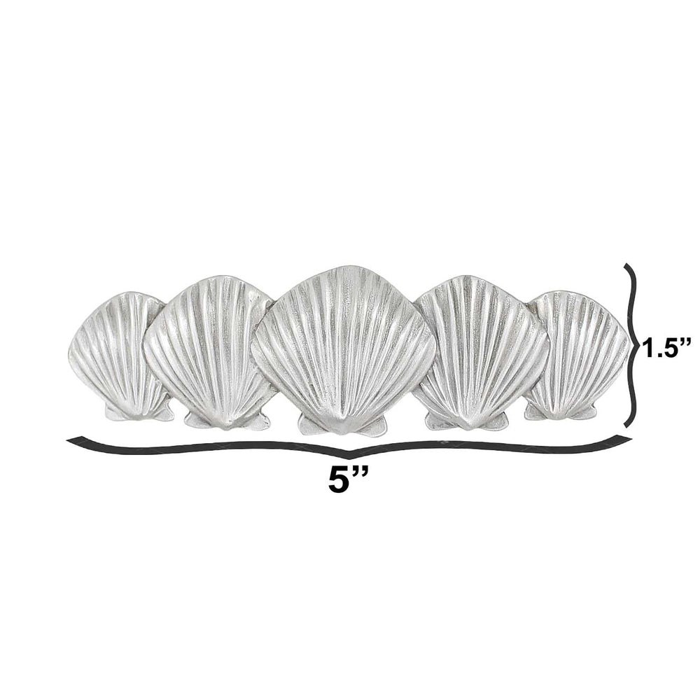 Horizontal Multi-Seashell Drawer Pull - Costello Coastal Knobs
