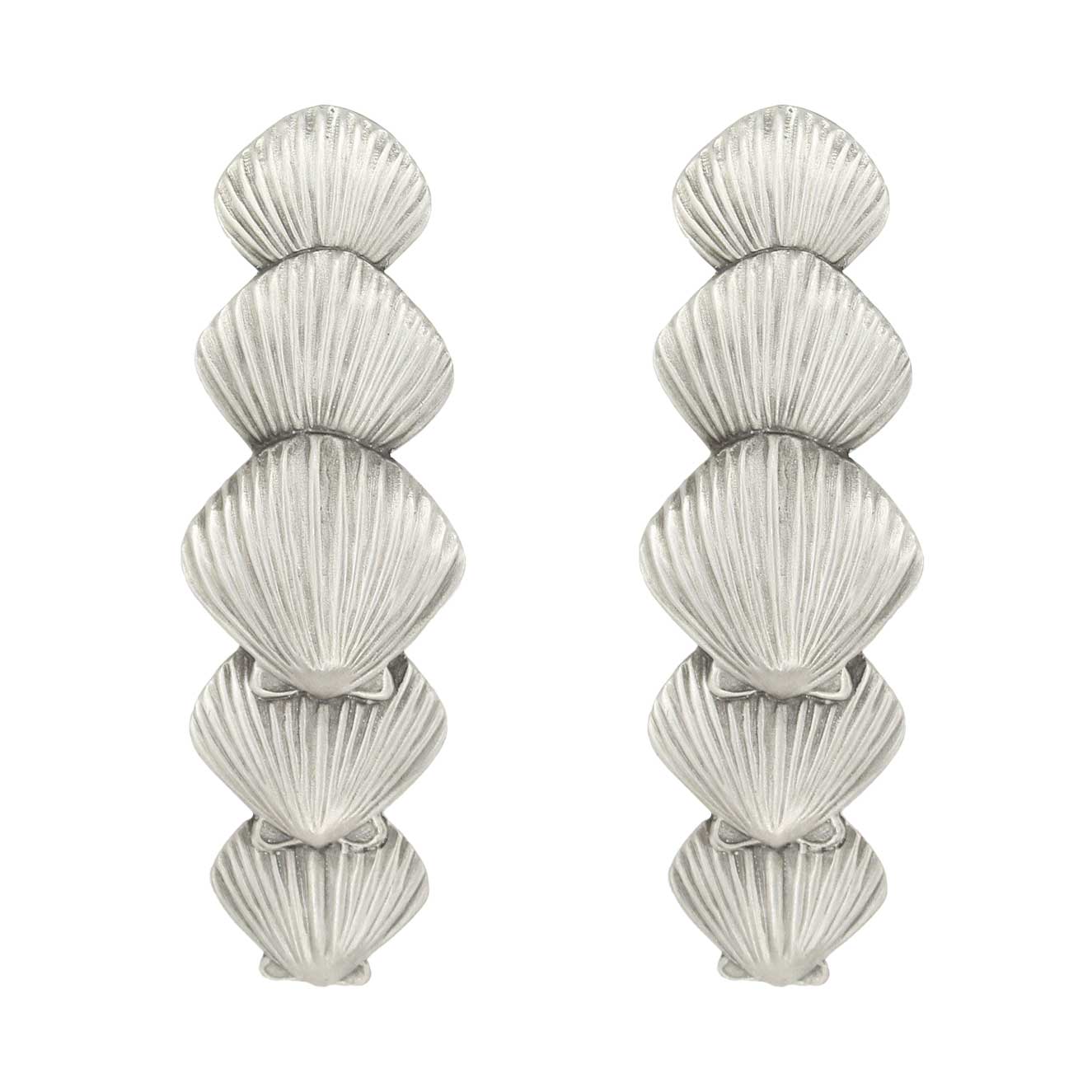 Sea Shell Cabinet Pull - Vertical - 2-pack - Costello Coastal Knobs