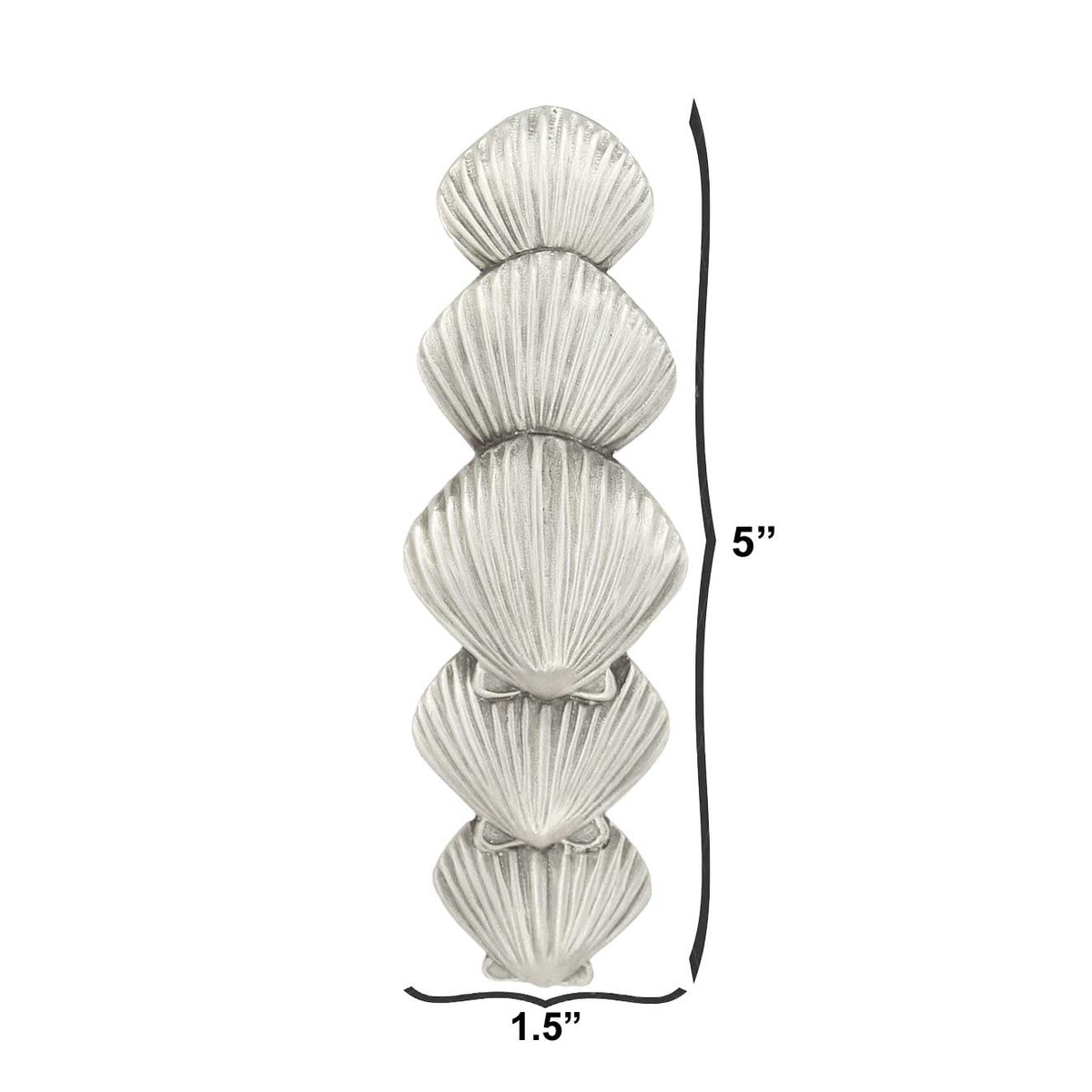 Sea Shell Cabinet Pull - Vertical - Costello Coastal Knobs