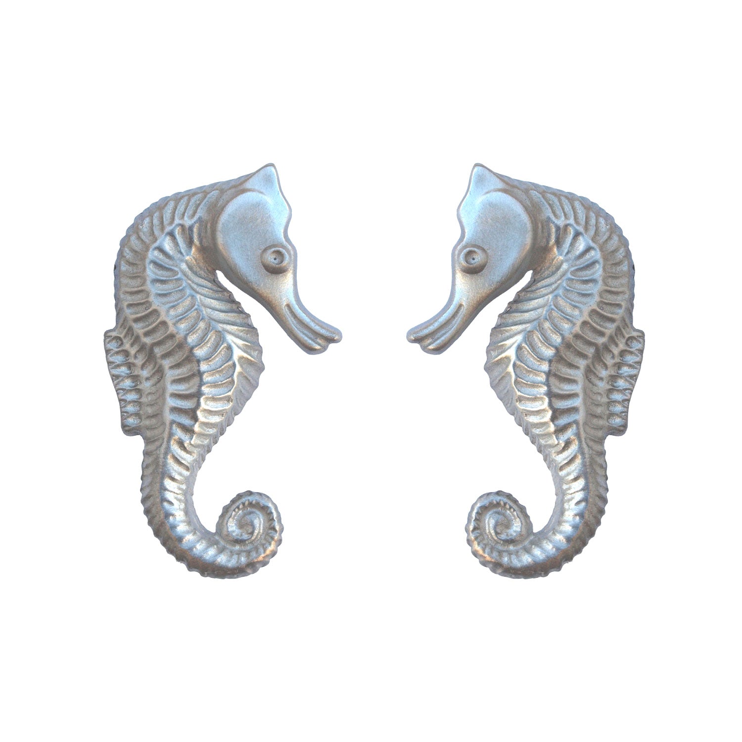 Seahorse Cabinet Knobs Matched Pair, Set of 2 - Costello Coastal Knobs