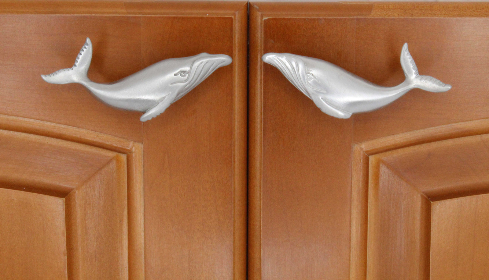 Whale & Whale Tail Drawer Pulls & Knobs | Sealifecabinetknobs.com - Costello Coastal Knobs