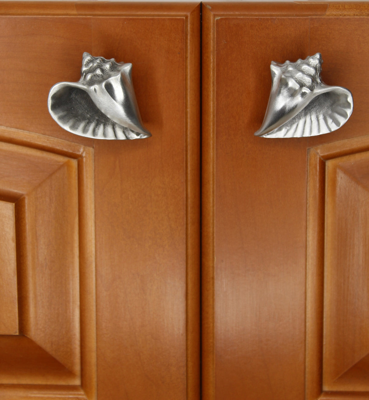 Conch Shell Bathroom Drawer Pulls & Cabinet Knobs - Costello Coastal Knobs