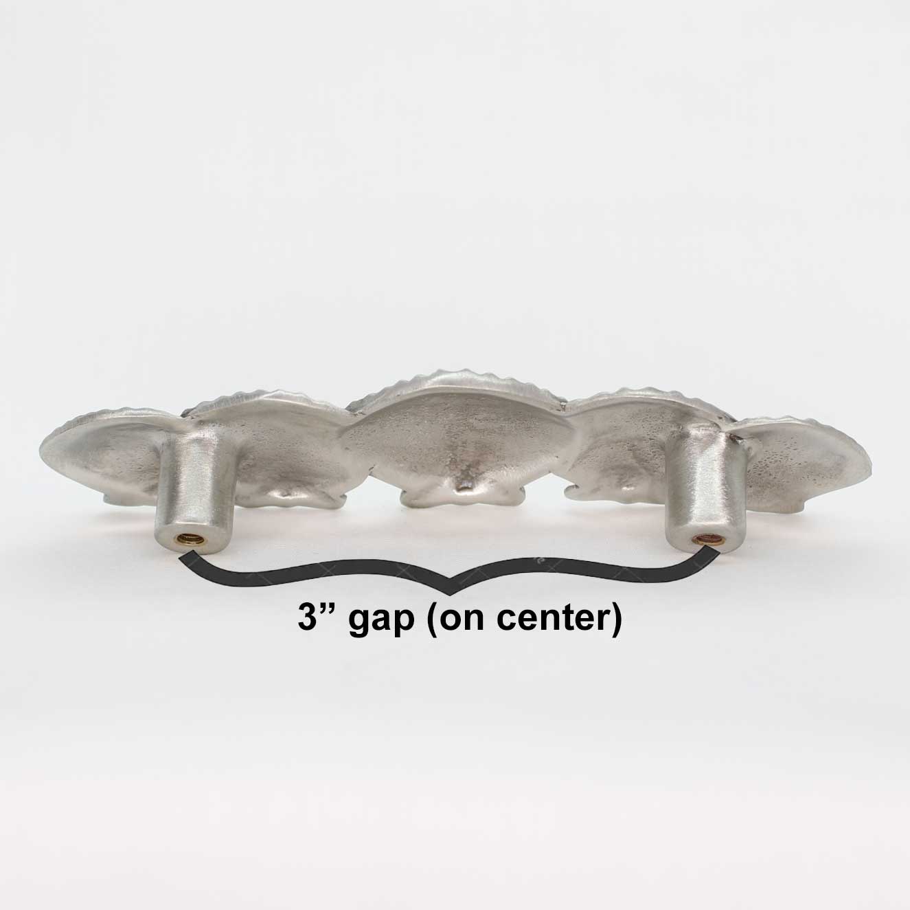 Horizontal Multi-Seashell Drawer Pull - Costello Coastal Knobs