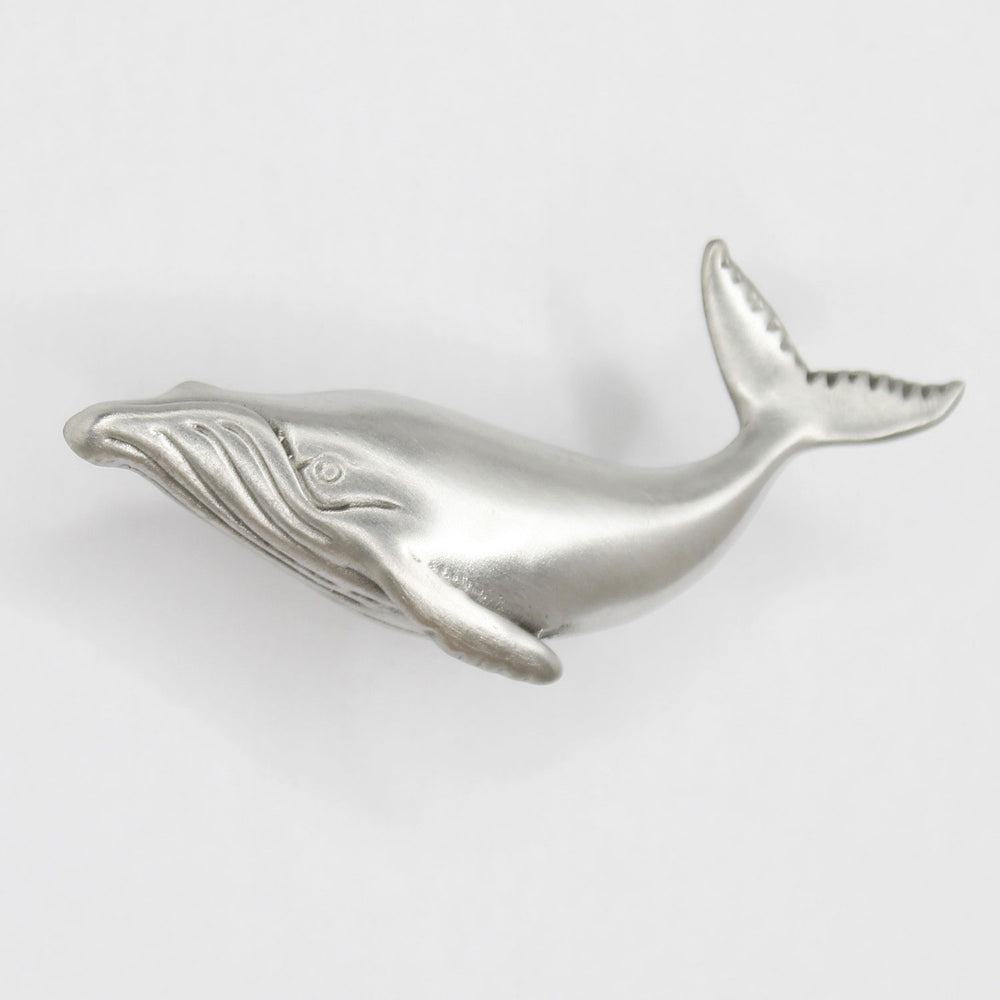 Whale & Whale Tail Drawer Pulls & Knobs | Sealifecabinetknobs.com - Costello Coastal Knobs