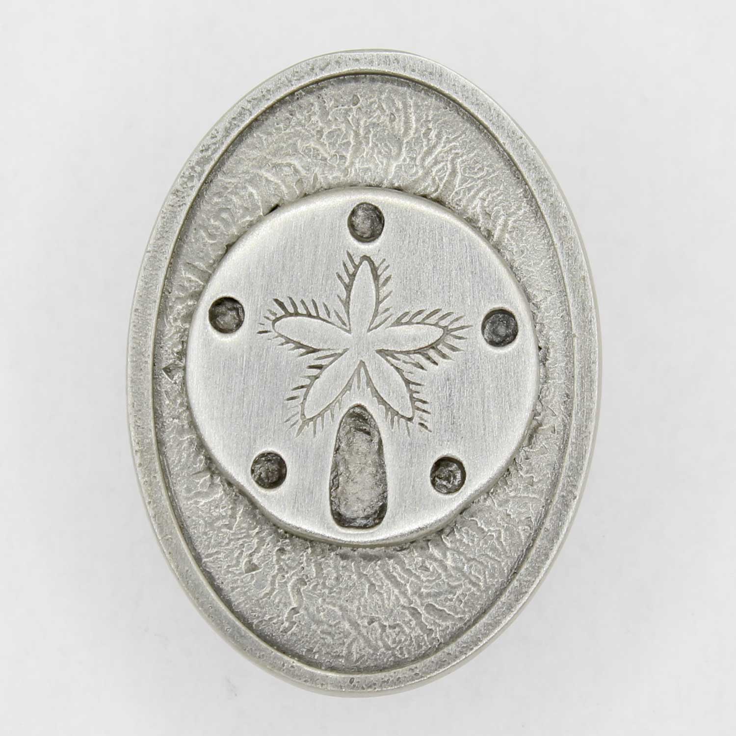 Sand Dollar Cabinet Hardware Collection | Sealifecabinetknobs.com - Costello Coastal Knobs