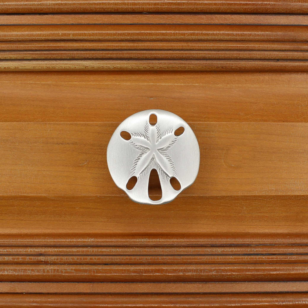 Sand Dollar Cabinet Knob, Medium Size - Costello Coastal Knobs