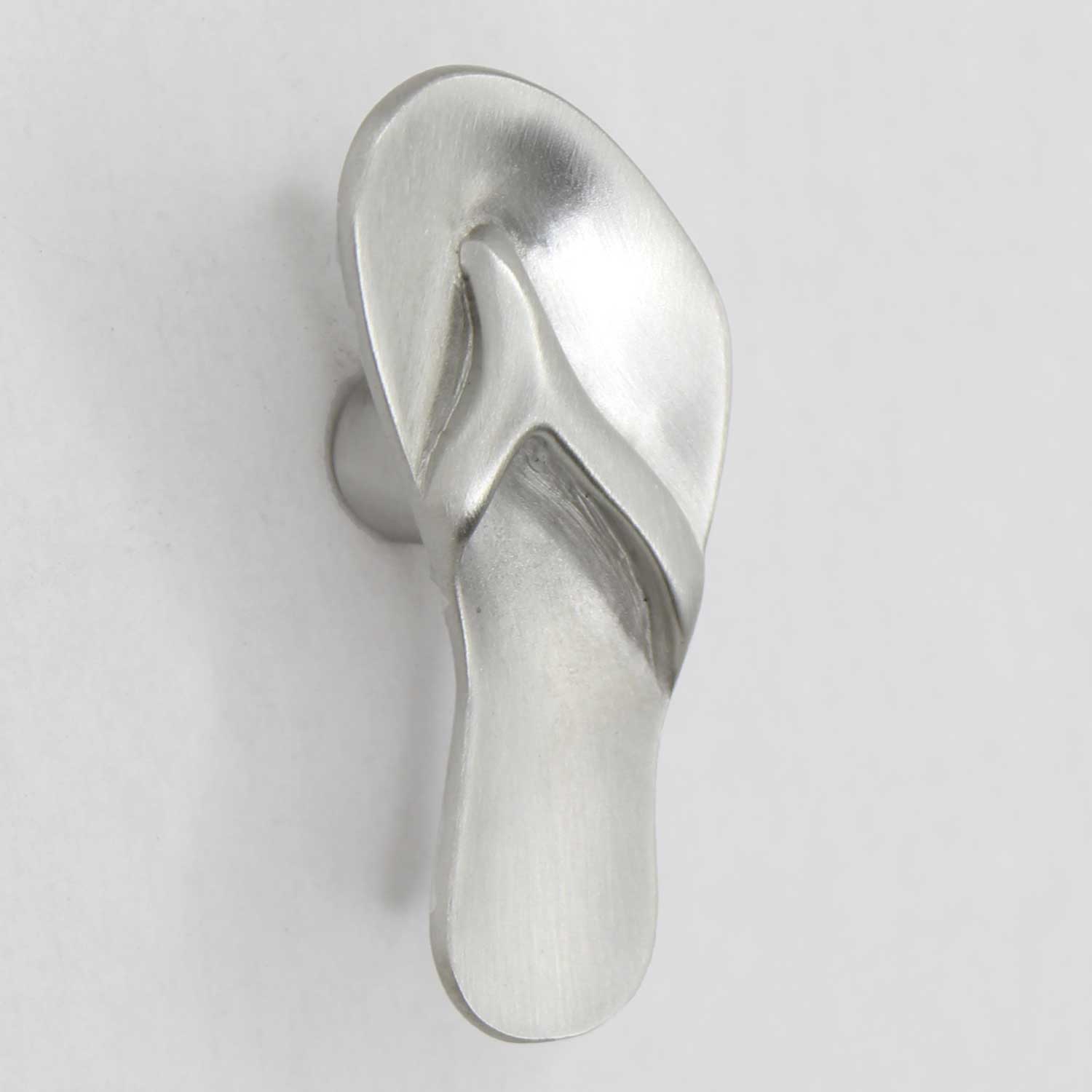 Buy Flip Flop Sandal Cabinet Knob With Brushed Nickel Finish - Costello Coastal Knobs