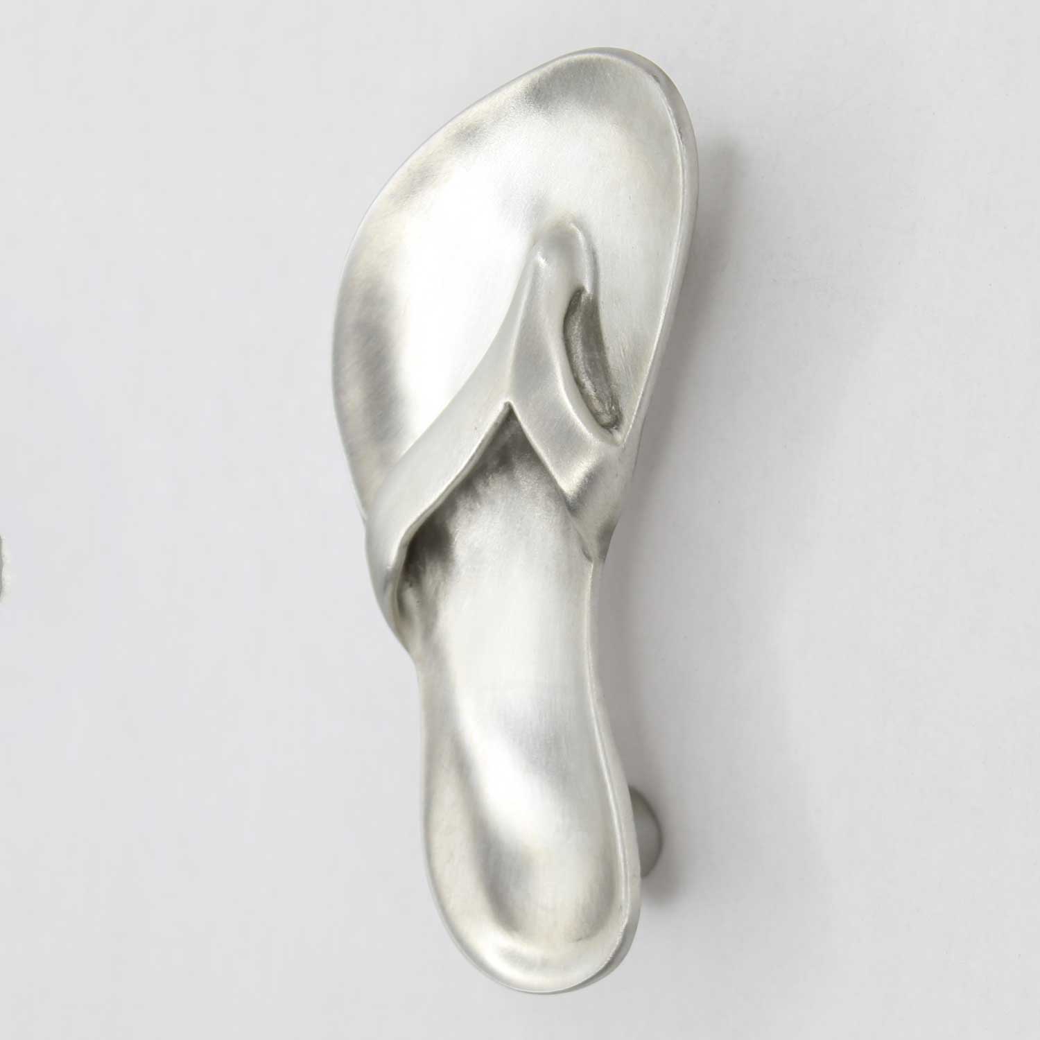 Buy Flip Flop Sandal Cabinet Knob With Brushed Nickel Finish - Costello Coastal Knobs