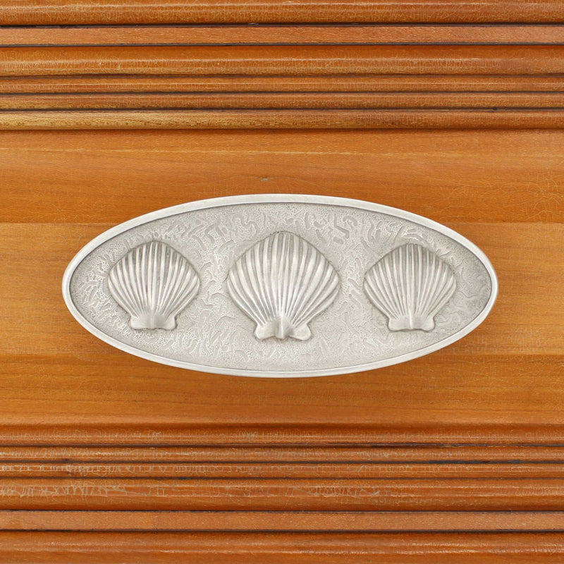 Scallop Shell Drawer Pull, Sea Shell Cabinet Handle - Costello Coastal ...