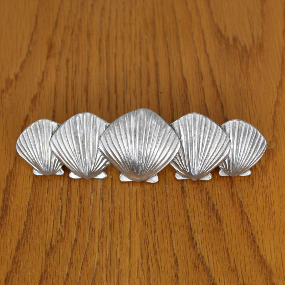 Horizontal Multi-Seashell Drawer Pull - Costello Coastal Knobs