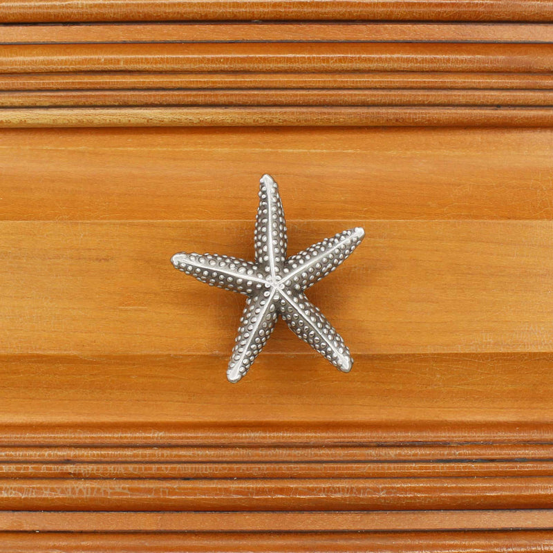 Starfish Cabinet Knob, Small - Costello Coastal Knobs